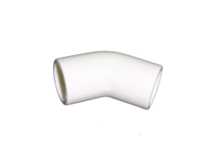 15mm PVC 45D ELBOW | AC1018